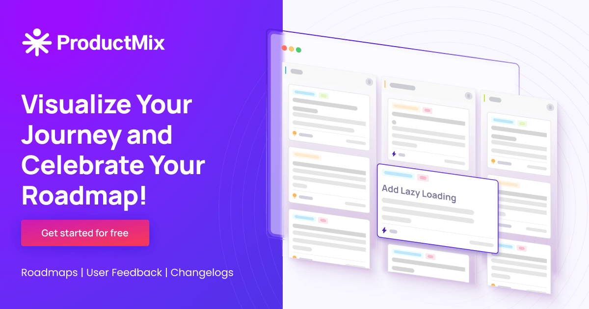 Product Roadmap - ProductMix